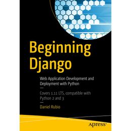 Beginning Django - Daniel Rubio, Kartoniert (TB)