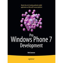 Pro Windows Phone 7 Development - Rob Cameron, Kartoniert (TB)