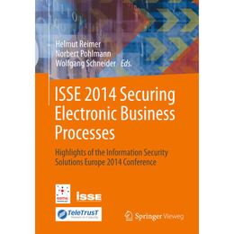 Springer Fachmedien Wiesbaden ISSE 2014 Securing Electronic Business Processes, Kartoniert (TB)