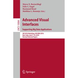 Springer Advanced Visual Interfaces. Supporting Big Data Applications, Kartoniert (TB)