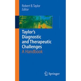Springer Taylor's Diagnostic and Therapeutic Challenges, Kartoniert (TB)