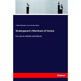Hansebooks Shakespeare's Merchant of Venice - William Shakespeare, Henry Norman Hudson, Kartoniert (TB)
