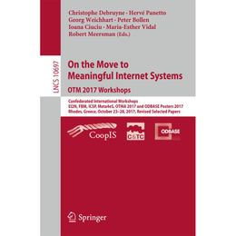 Springer International Publishing On the Move to Meaningful Internet Systems. OTM 2017 Workshops, Kartoniert (TB)