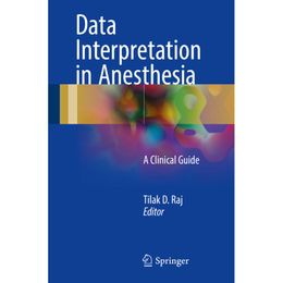 Springer International Publishing Data Interpretation in Anesthesia, Kartoniert (TB)