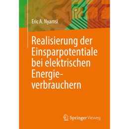 Springer Fachmedien Wiesbaden Realisierung der Einsparpotentiale bei elektrischen Energieverbrauchern - Eric A. Nyamsi, Kartoniert (TB)