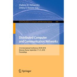 Distributed Computer and Communication Networks, Kartoniert (TB)