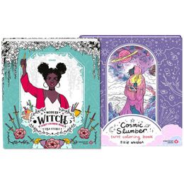 Modern Witch Tarot Coloring Book / Cosmic Slumber Tarot Coloring Books-Bundle, m. 1 Buch, 2 Teile - Lisa Sterle, Tillie Walden, Kartoniert (TB)