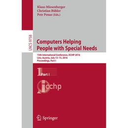 Springer Computers Helping People with Special Needs.Pt.1, Kartoniert (TB)