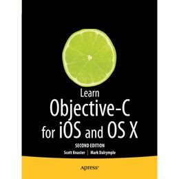 Learn Objective-C on the Mac - Scott Knaster, Mark Dalrymple, Waqar Ahmad Malik, Kartoniert (TB)