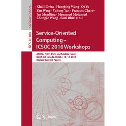 Springer Service-Oriented Computing - ICSOC 2016 Workshops, Kartoniert (TB)