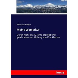 Hansebooks Meine Wasserkur - Sebastian Kneipp, Kartoniert (TB)