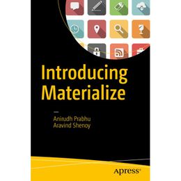 Introducing Materialize - Anirudh Prabhu, Aravind Shenoy, Kartoniert (TB)