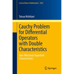 Springer Cauchy Problem for Differential Operators with Double Characteristics - Tatsuo Nishitani, Kartoniert (TB)