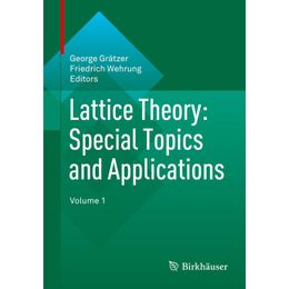 Springer International Publishing Lattice Theory: Special Topics and Applications, Kartoniert (TB)