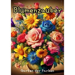 tredition Blütenpracht zum Leben erwecken - Flower Coloring - Christian Hagen, Kartoniert (TB)