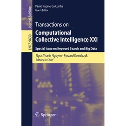 Springer Transactions on Computational Collective Intelligence XXI, Kartoniert (TB)