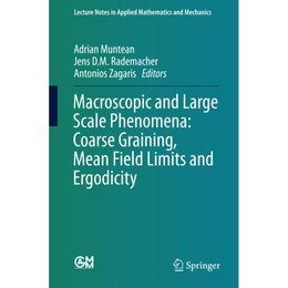 Springer International Publishing Macroscopic and Large Scale Phenomena: Coarse Graining, Mean Field Limits and Ergodicity, Kartoniert (TB)