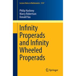 Springer International Publishing Infinity Properads and Infinity Wheeled Properads - Philip Hackney, Marcy Robertson, Donald Yau, Kartoniert (TB)