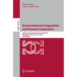 Springer International Publishing Unconventional Computation and Natural Computation, Kartoniert (TB)