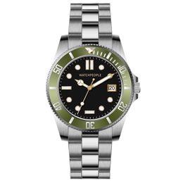 Watchpeople Quarzuhr BS Flat Iron WP BSG005-01, Datumsanzeige