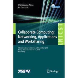Springer Collaborate Computing: Networking, Applications and Worksharing, Kartoniert (TB)