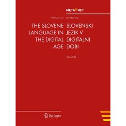 White Paper Series / The Slovene Language in the Digital Age, Kartoniert (TB)