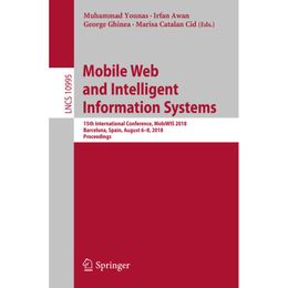 Springer International Publishing Mobile Web and Intelligent Information Systems, Kartoniert (TB)