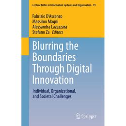 Springer Blurring the Boundaries Through Digital Innovation, Kartoniert (TB)