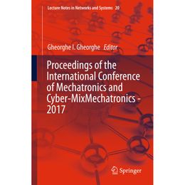 Springer International Publishing Proceedings of the International Conference of Mechatronics and Cyber-MixMechatronics - 2017, Kartoniert (TB)