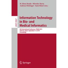 Springer International Publishing Information Technology in Bio- and Medical Informatics, Kartoniert (TB)