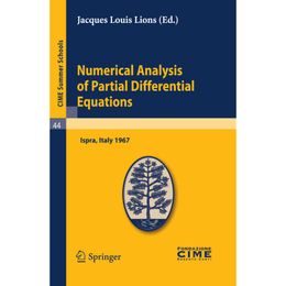 Springer Numerical Analysis of Partial Differential Equations, Kartoniert (TB)