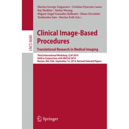 Clinical Image-Based Procedures. Translational Research in Medical Imaging, Kartoniert (TB)