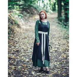 Leonardo Carbone Ritter-Kostüm Überkleid Schwarz "Hildegard" L/XL