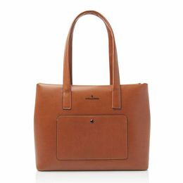 Castelijn & Beerens Castelijn & Beerens Dama Noor Schultertasche Leder 43 cm Laptopfach cognac