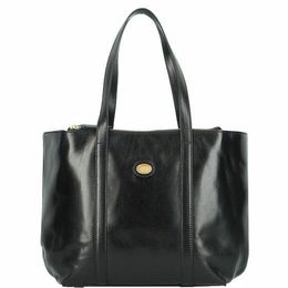 The Bridge Story Donna Shopper Tasche Leder 30 cm nero