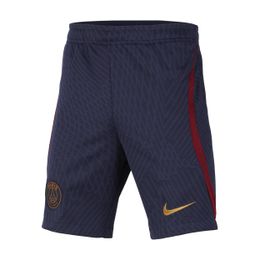 Paris Saint-Germain Strike Nike Dri-FIT Strick-Fußballshorts für ältere Kinder - Blau