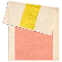 SUITE702 Badematte Colours on the Beach Gelb / Pfirsich