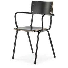 Armlehnstuhl Colegio Schwarz / Tiefschwarz RAL 9005