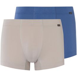 Hanro Cotton Essentials Pants, 2er-Pack, uni, für Herren, blau, L