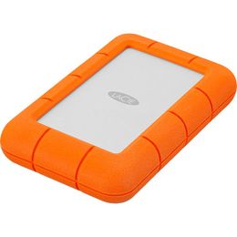 LaCie Rugged Mini Festplatte, 5 TB HDD, 2,5 Zoll, extern, Silber/Orange