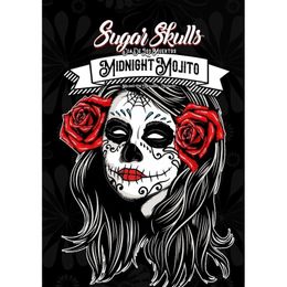 Sugar Skulls Dia de los Muertos - Malbuch für Erwachsene - Musterstück Grafik, Kartoniert (TB)