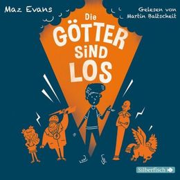 Silberfisch Die Götter sind los,4 Audio-CD - Maz Evans (Hörbuch)