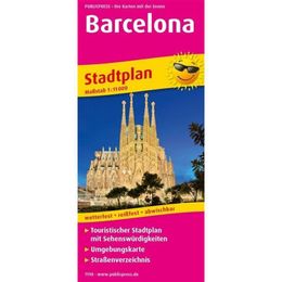 PublicPress Stadtplan Barcelona, Karte (im Sinne von Landkarte)