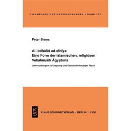 De Gruyter Al-ibtihalat ad-diniya - Peter Bruns, Kartoniert (TB)