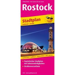 PublicPress Stadtplan Rostock, Karte (im Sinne von Landkarte)