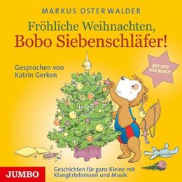 Fröhliche Weihnachten, Bobo Siebenschläfer,Audio-CD - Markus Osterwalder (Hörbuch)