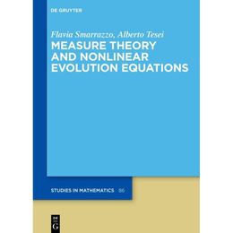 De Gruyter Measure Theory and Nonlinear Evolution Equations - Flavia Smarrazzo, Alberto Tesei, Gebunden