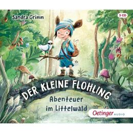 Der kleine Flohling 1. Abenteuer im Littelwald,3 Audio-CD - Sandra Grimm (Hörbuch)