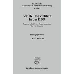 Soziale Ungleichheit in der DDR., Kartoniert (TB)