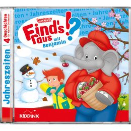 Finds raus mit Benjamin - Jahreszeiten,1 Audio-CD - Benjamin Blümchen (Hörbuch)